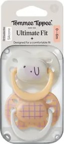Tommee Tippee Ultimate Fit DECO silikonový dudlík 0–6 m GIRL 2ks - víc