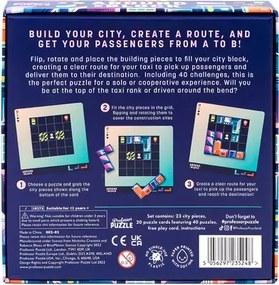 PROFESSOR PUZZLE Hra Around the Block / Logická hra / 40 rébusů