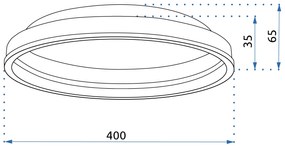 Toolight Stropní přisazené osvětlení APP1462