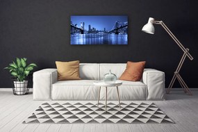 Obraz na plátně Město Most Architektura 140x70 cm