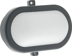 FAN LED-EXTRA-ANT Venkovní nástěnné a stropní svítidlo LED EXTRA antracit, polykarbonát/PP, 10 W, 1100 lm, 4000 K, IP54, 11,5 x 16,9 x 7,6 cm - FANEUROPE