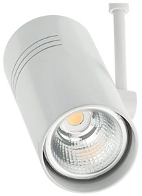 Arelux Nastavitelný LED reflektor XMUSE MT pro 1F lištu MINI TRACK, 13W Barva: Stříbrná, Chromatičnost: 3000K