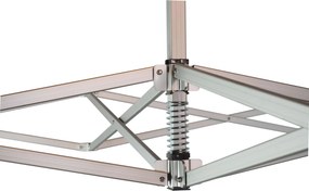 Rozkládací stan 4×4 m – hliníkový HEXAGON PROFI, Bílá