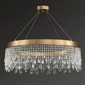 Toolight Toolight, LED stropní osvětlení 60cm, 24W, 4000K, APP1731-1CP, zlatá, OSW-04342