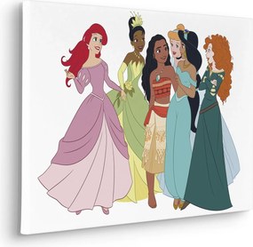 Komar Nástěnný obraz na rámu Disney Princesses Together 40 x 60 cm