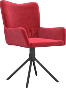 vidaXL Otočné jídelní židle 2 ks samet [344814] Barva: Černá
