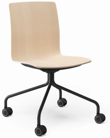 ProfiM - Židle COM K12HC dřevěná s kolečky