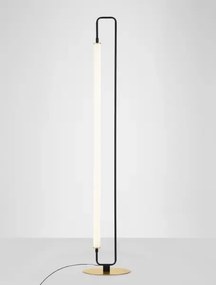LED černá stojací lampa Wetro 32W