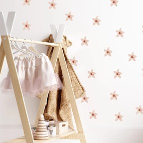 Samolepky na stěnu KVĚTINY do dětského pokoje BOHO