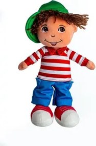 TEDDIES Panáček Honzík / Hadrový, látka / 30 cm / Česky mluvící / Na k