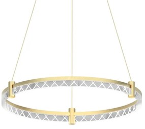 LED Lustr na lanku ELEGANCE LED/36W/230V pr. 60 cm zlatá
