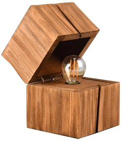 Hnědá stolní lampa (výška 16 cm) Treasure – Trio