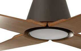 FARO 34106-130 TYPHOON M LED LED stropní ventilátor, hnědá/dřevo - FARO