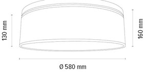 Spot-Light 4047400311531 - Stropní svítidlo BENITA 4xE27/25W/230V dub