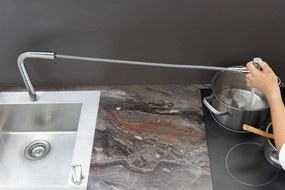 Hansgrohe M71, dřezová baterie M7120-H200 s výsuvnou sprškou, 2-otvorová instalace, sBOX, chromová, 73818000