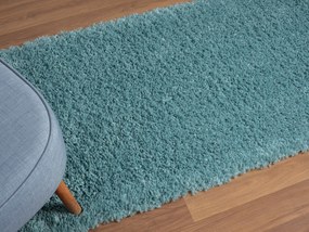 My Flair, Běhoun My Shaggy hellblau, 80x300, modrá, chodba / předsíň