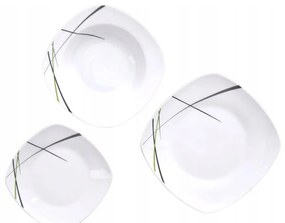 18dílná sada porcelánového nádobí Orion Green