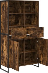 Servírovací skříň Kouřový dub 81 x 36 x 150.5 cm 3403036