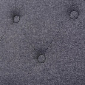 3místná pohovka textil šedá 245454