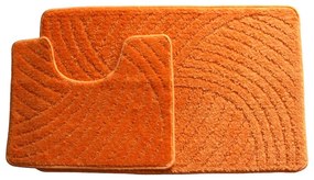 Ervi koupelnová předložka oranžová Comfort,2 set