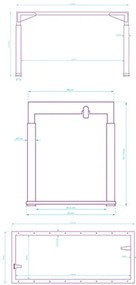 Ultradesk UPLIFT FRAME - Elektricky nastavitelný rám stolu, černý Lama Plus