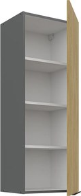 CREMONA ac | horní skříňka 40 G-108 1F policová | 40 cm | EXTRA VYSOKÁ | antracit/cremona