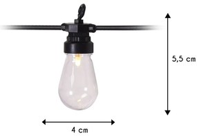 Exteriérová světýlka 12,5 m, žárovky jsou součást balení, b