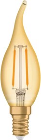 OSRAM LED žárovka 1906 Classic BA22, E14, 2,5 W, 220 lm, 2400 K, jantarová