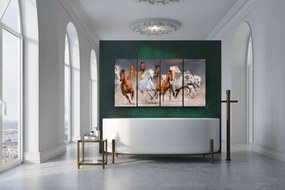 Obraz divocí koně Velikost (šířka x výška): 160x90 cm