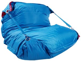 Beanbag Sedací pytel 189x140 comfort s popruhy turquoise