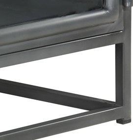 Konferenční stolek šedý 90 x 50 x 35 cm masivní akáciové dřevo 323500