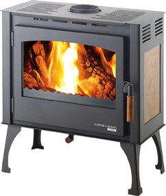 Haas+Sohn Krbová kamna FORESTA, 2,7-8,1 kW, černá, 69,2 x 61 x 32,1 cm