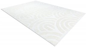 Dywany Łuszczów, Kusový koberec Mode 8629 cream, 140x190, bílá, kancelář