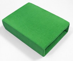 Polášek Froté prostěradlo na vysokou matraci (až 30cm), 140x200cm, na dvoulůžko, zelené