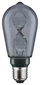 Paulmann 28886 Helix Inner Glow, kouřová dekorativní žárovka E27 LED 3,5W 1800K, průměr 6,4cm