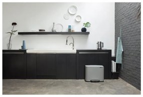 Brabantia Bo pedálový koš 3 x 11 L minerální šedá 121524