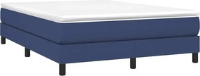 Rám postele s boxspringem modrý 140 x 200 cm textil 3120522