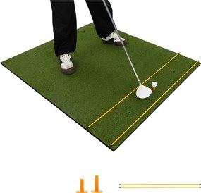Costway 3-v-1-Ticking mat pro golf. Vysoce kvalitní úderová podložka s umělým