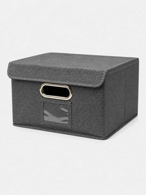 Sinsay - Skládací úložný box s rukojetí a víkem - šedá