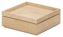 Úložný box Nomad z dubového dřeva 14x14 cm Skagerak