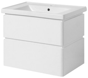 Kingsbath Lion II 70 White koupelnová skříňka s umyvadlem