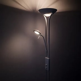 Brilagi - Stmívatelná stojací lampa SCARLETT 1xR7s/230W/230V + 1xG9/40W bílá