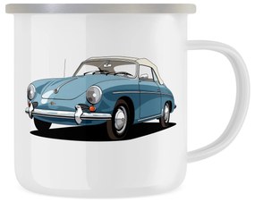 Mablo Plecháček "Retro auto" Lem: Černý 460 ml