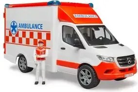 Bruder 02676 MB Sprinter ambulance s řidičem / 1:16 / od 3 let