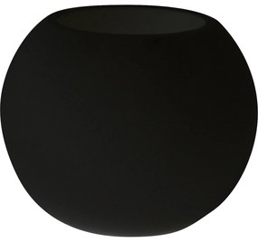 Premium Globe květinový obal Black Rozměry: 40 cm průměr x 32 cm výška