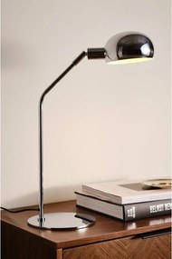 Ocelová stolní lampa s ohybatelnou konstrukcí v leskle stříbrné barvě (výška 59 cm) Lincon – Jotex