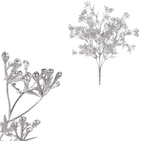 Travina kvetoucí, barva stříbrná matná SG6124 SIL