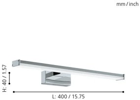 Eglo 74051 - LED Koupelnové osvětlení zrcadla GALENZANA LED/7,4W/230V IP44 chrom