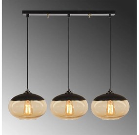 Designový lustr Cadenza 75 cm černý