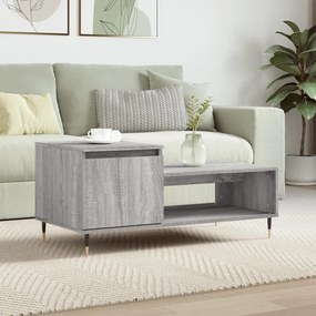 vidaXL Konferenční stolek 100 x 50 x 45 cm kompozitní dřevo [830825] Barva: šedá sonoma
